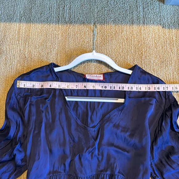 Zenobia | Dresses | Made In Italy Zenobia Satin Navy Blue | Poshmark